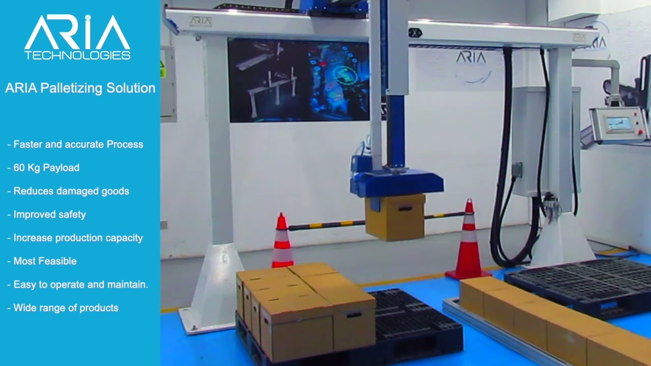 ARIA Technologies - Palletizing Solution Robot