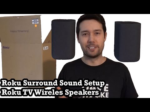 Roku Surround Sound Setup System TV Wireless Speakers Unboxing Demo ...