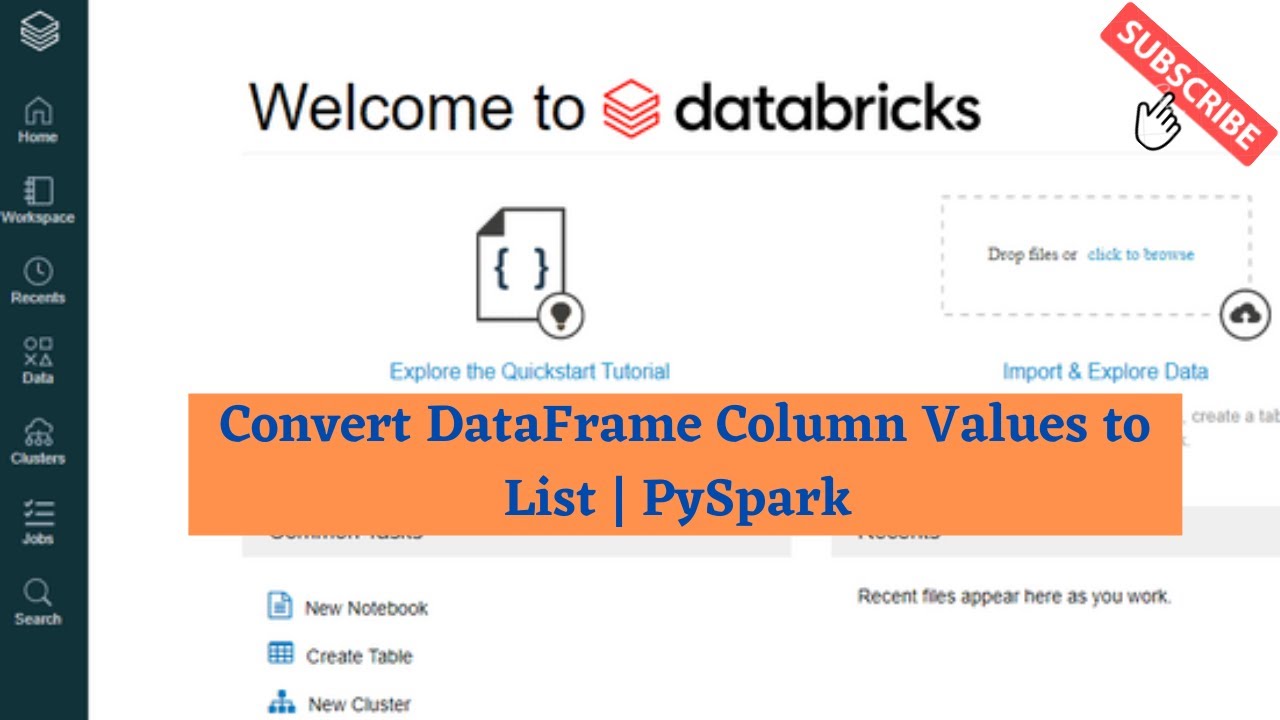 Convert DataFrame Column values to List | PySpark