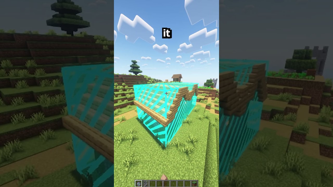 Copy and Paste Your House in Minecraft Instantly! #minecraft