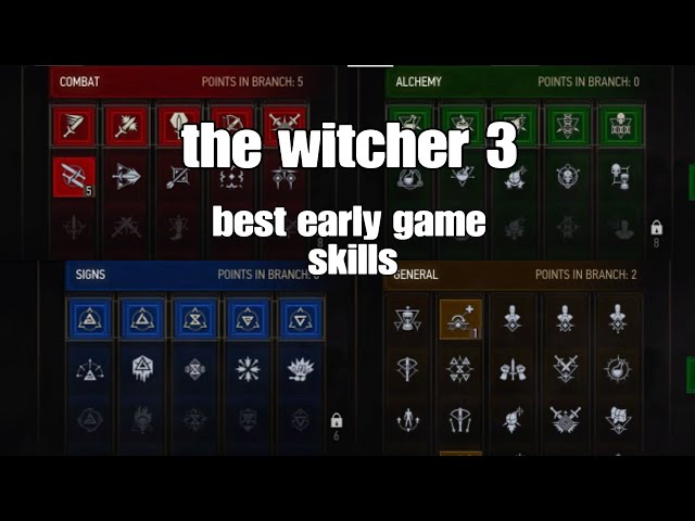 5 essential skills to unlock in early game for The Witcher 3 Next-Gen