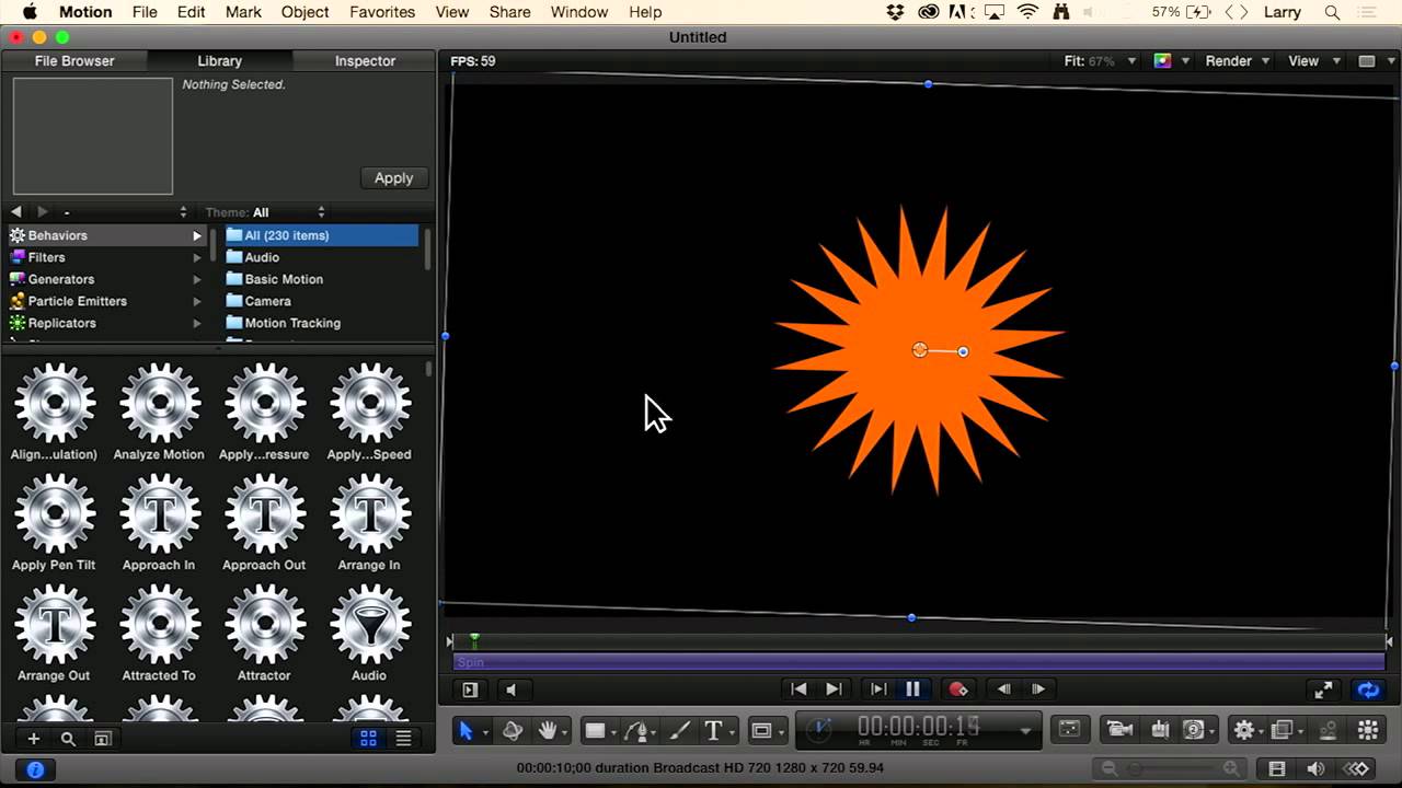 New Generators in Motion 5.2