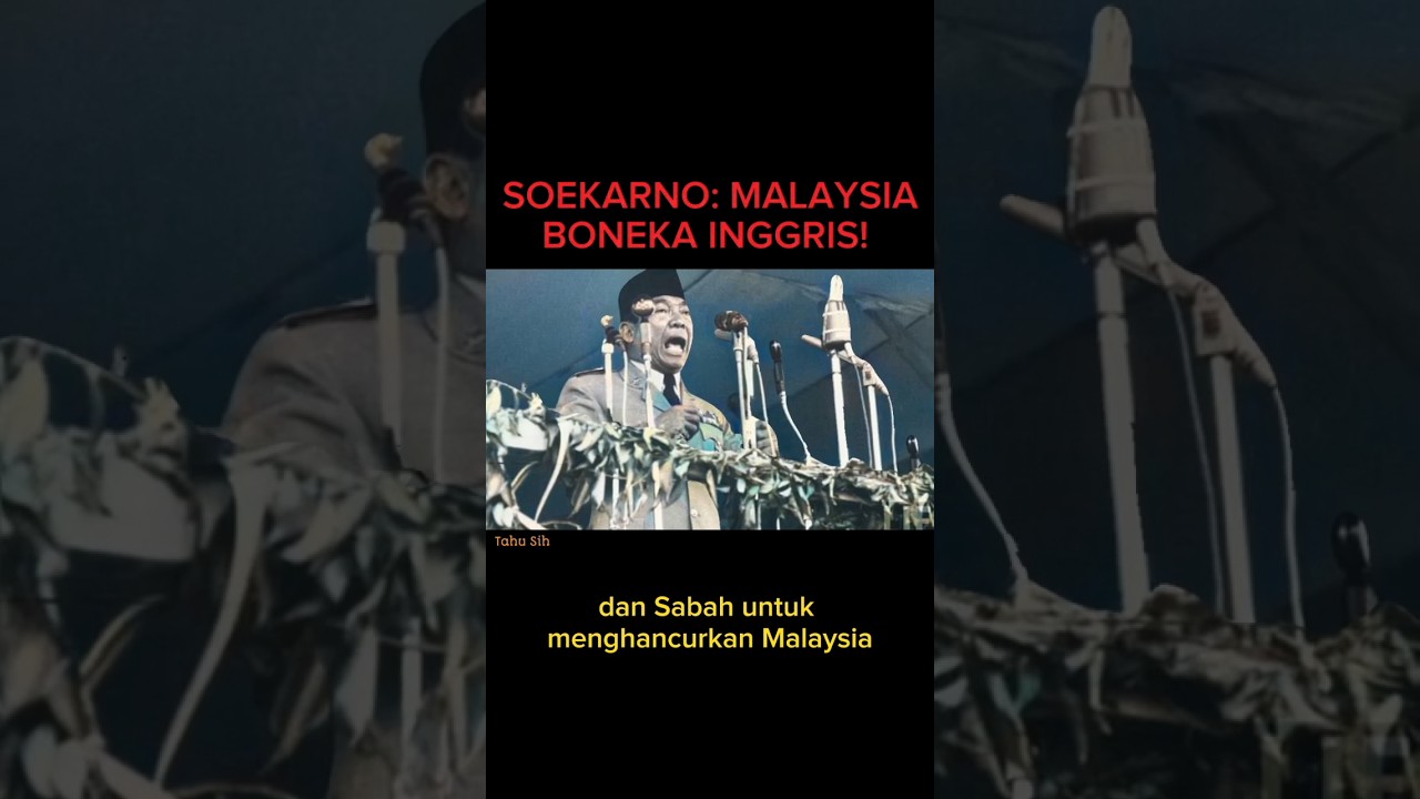 Contents of Dwikora Soekarno's orders when destroying Malaysia in 1964 #shorts