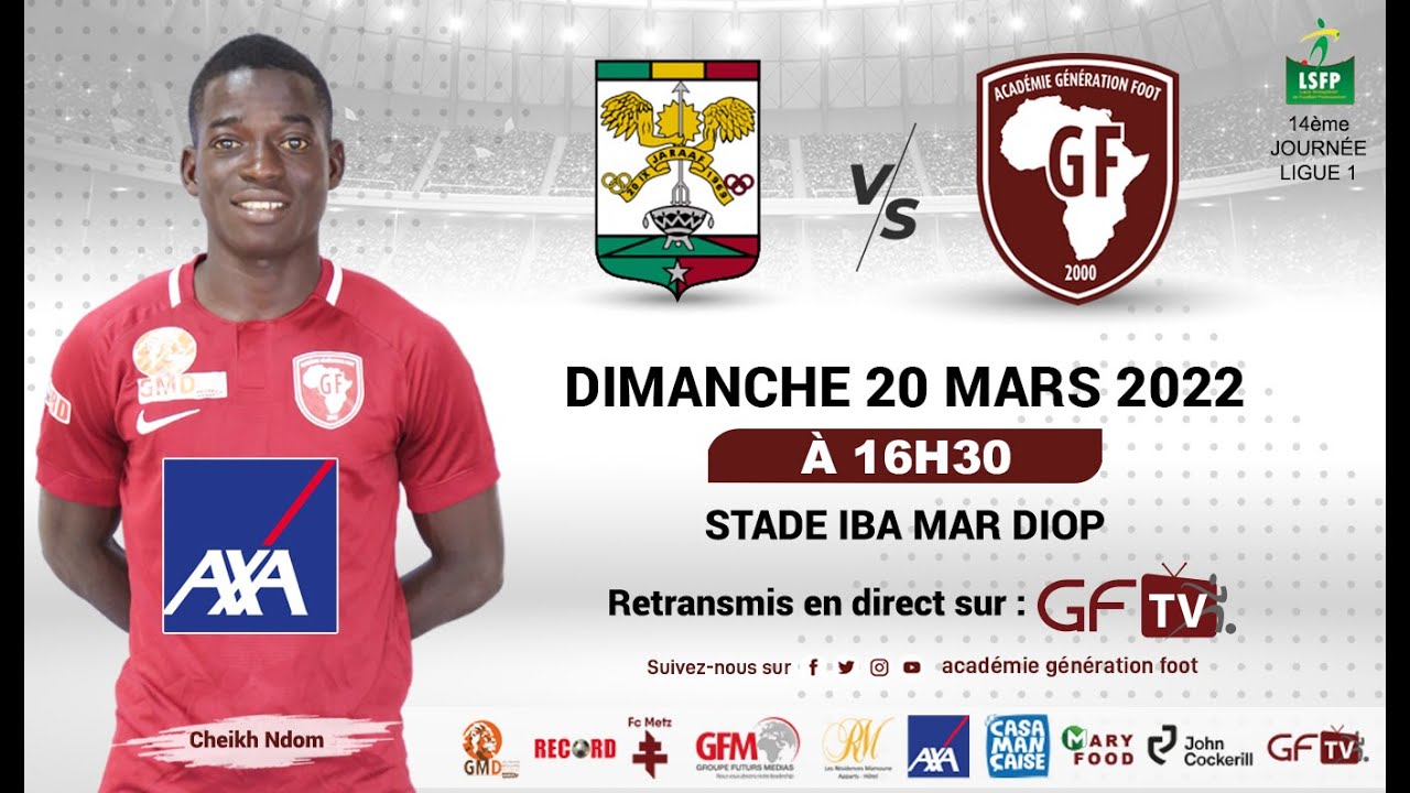 Site officiel – Académie Génération Foot