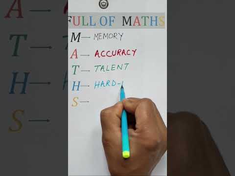 Full form of MATHS
