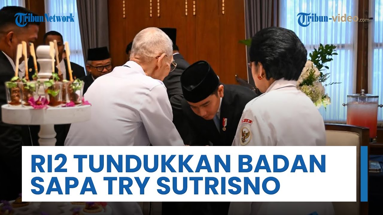 Usai Wacana Pemakzulan, Gibran Tunduk Hormat Saat Temui Try Sutrisno ...