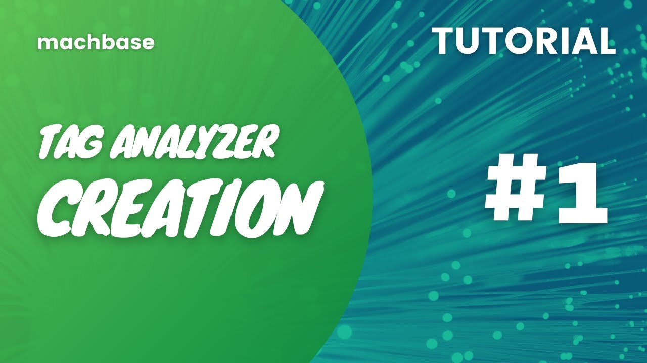 [튜토리얼 1/5] Tag Analyzer - Chart Creation