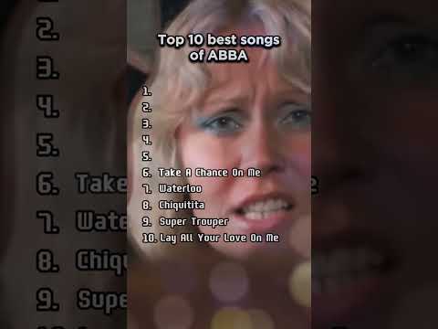 Top 10 best songs of ABBA #80s #nostalgia