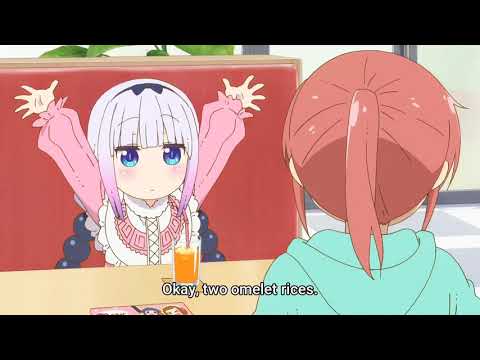 Oishi kunare moe moe kyun 😂😂| Kobayashi dragon maid season 2