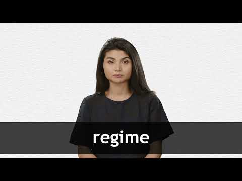 REGIME definition and meaning | Collins English Dictionary