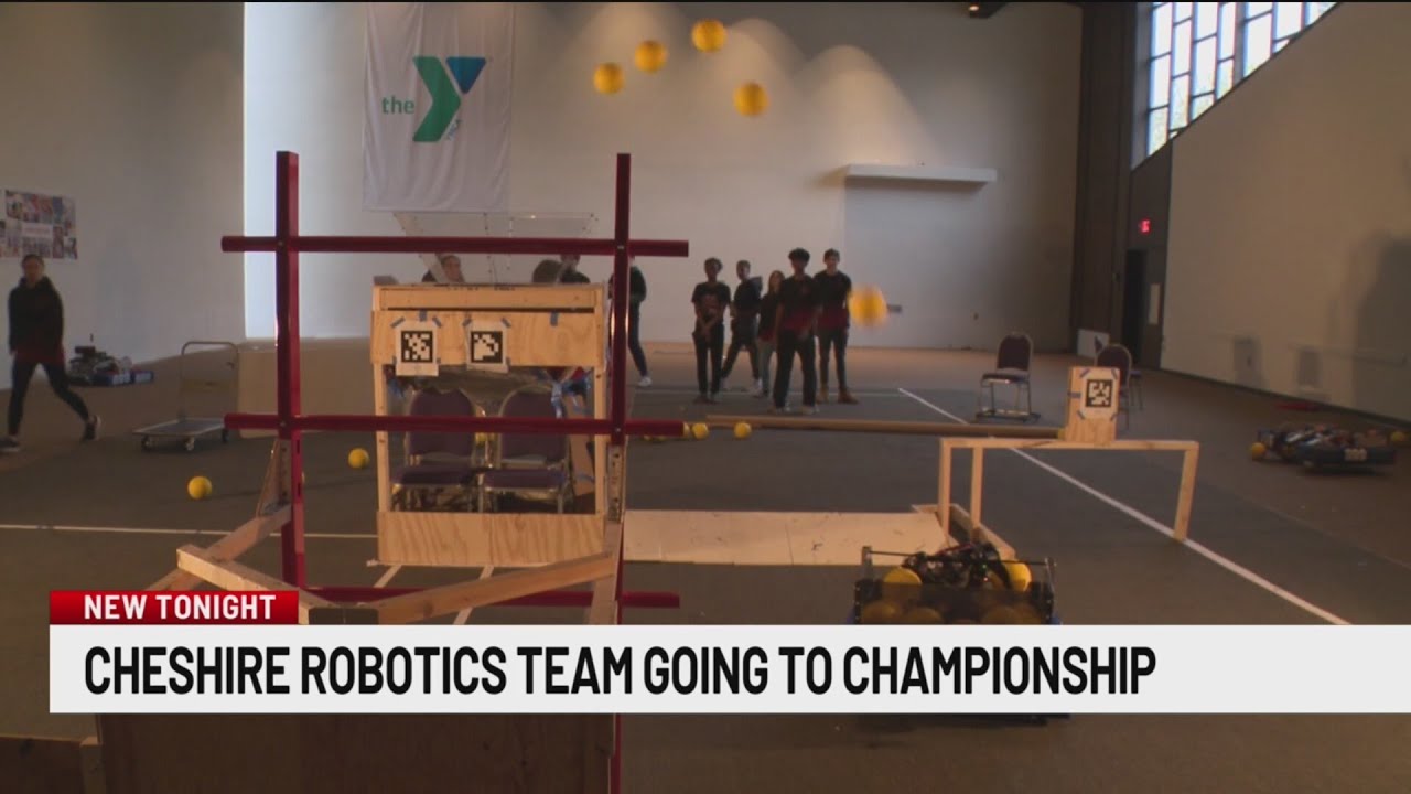 Cheshire High School robotics team to compete in world championship