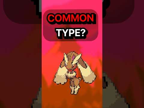 What is the most COMMON Pokemon Type? #pokemon #shorts