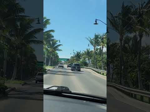 Driving to airport OGG Kahului Maui