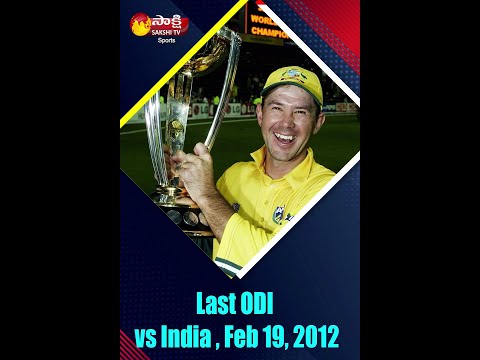 Ricky Ponting Records | Ricky Ponting Stats | About Ricky Ponting | Sakshi TV Sports