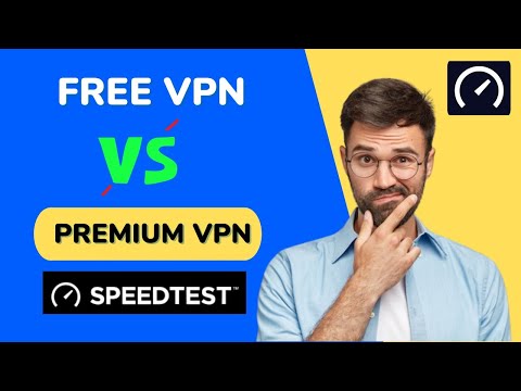 FREE VPN VS PREMIUM VPN Speedtest Comparison