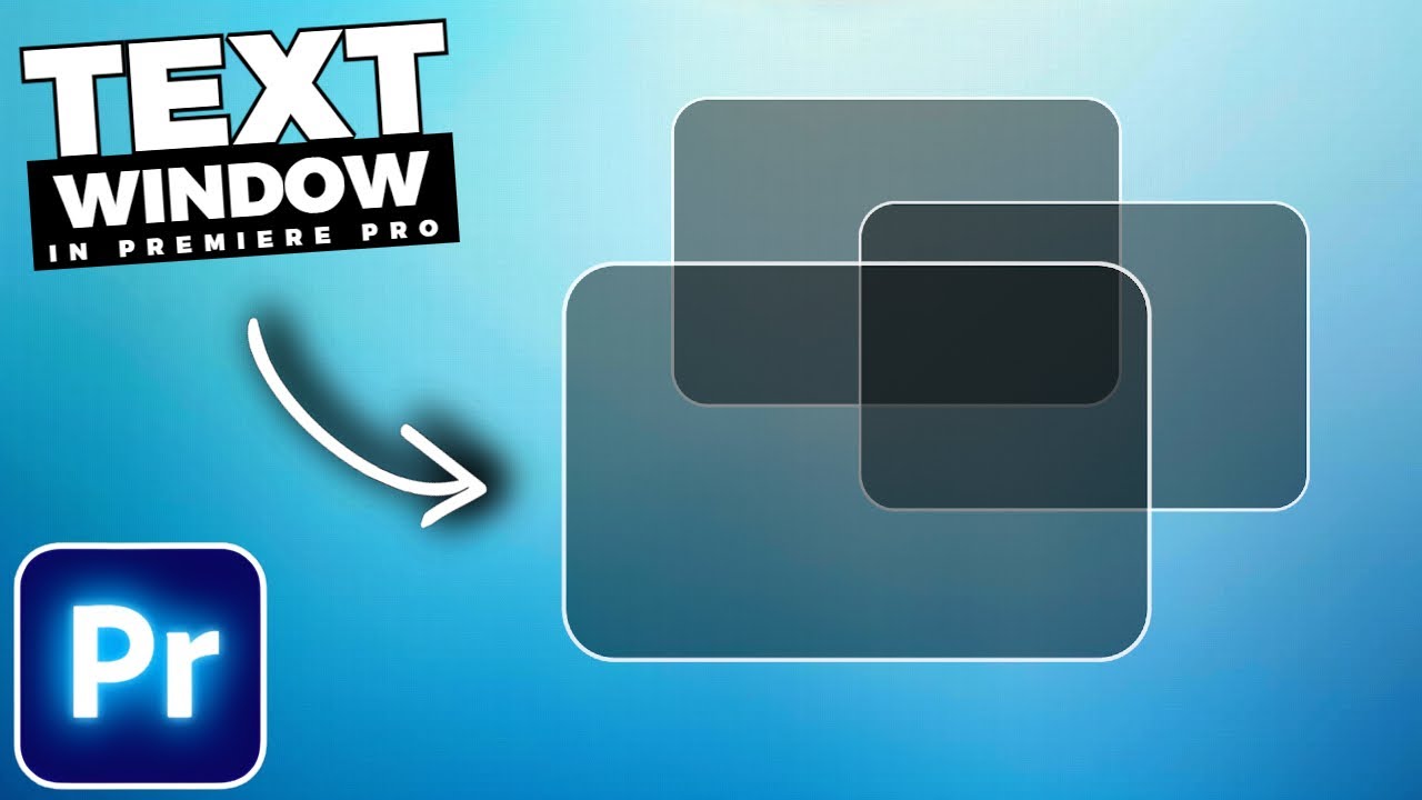 How To Create TRANSLUCENT Text BOX In Premiere Pro