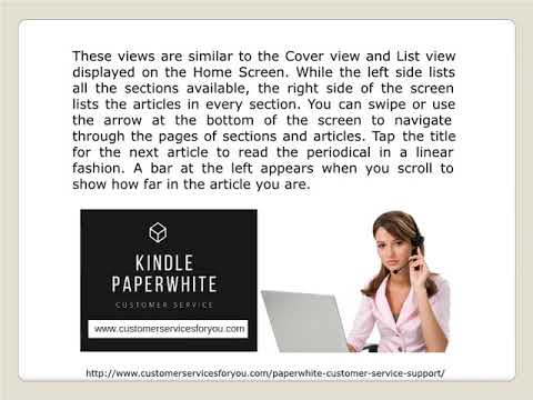Newspapers and Magazines on Your Kindle Paperwhite video