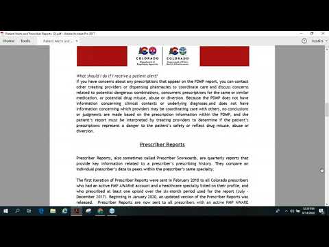 2020 08 14 12 30 PDMP Webinar #3 Patient Alerts and Prescriber Reports