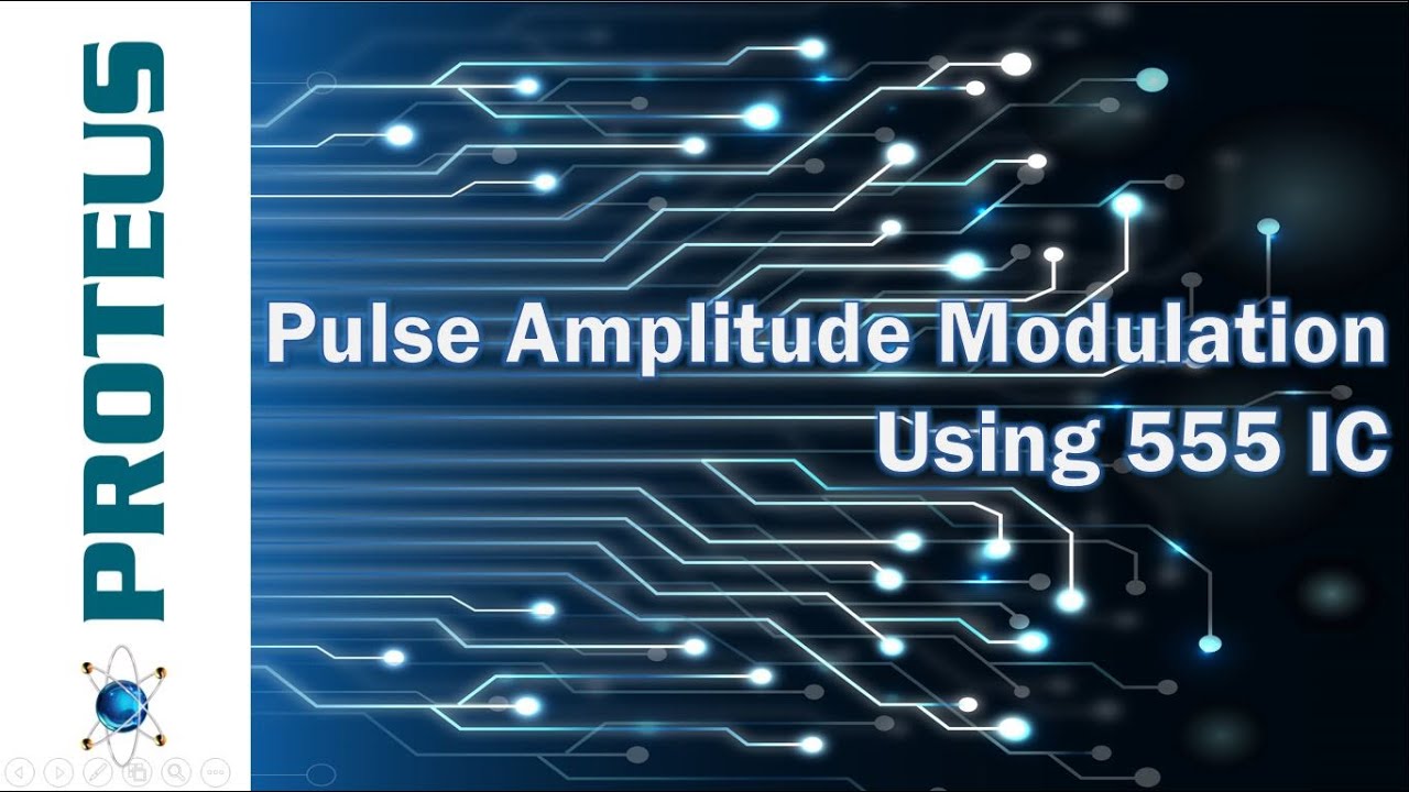 Pulse Amplitude Modulation Circuit using 555 IC (Proteus)