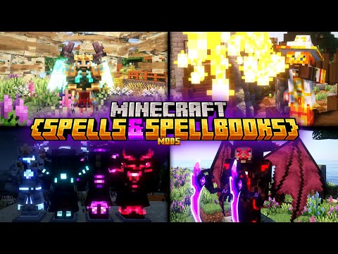 Top 10 Minecraft Iron's Spells 'n Spellbooks Mods ! (2025)