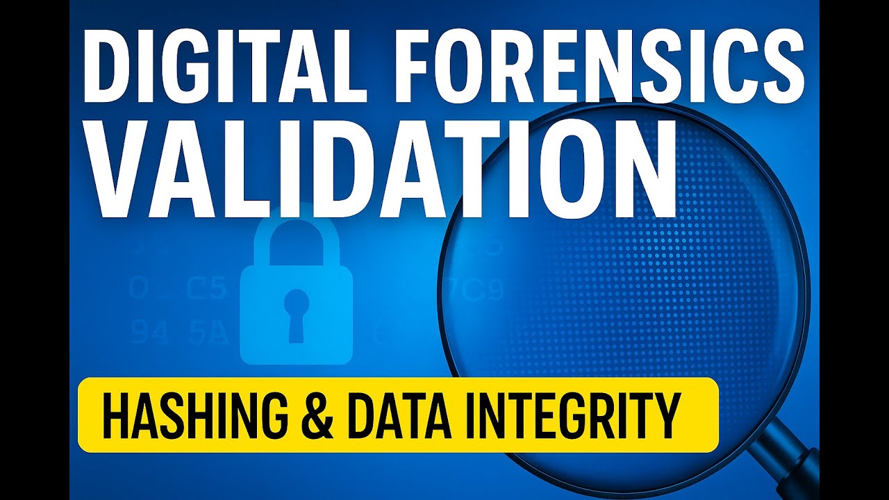 Module 9 – Digital Forensics Analysis & Validation | Chapter 9 | Tools, Hashing, & Data Integrity