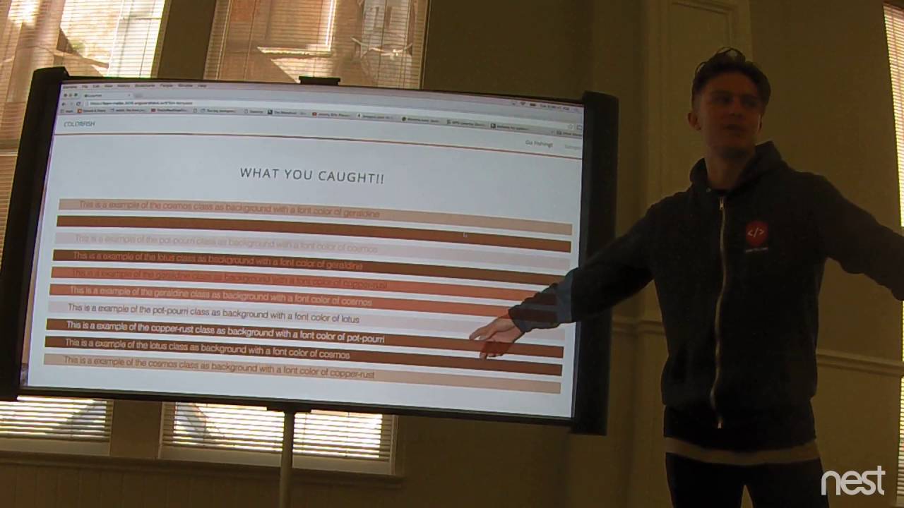 Angular Attack Hackathon 2016 -  Color Fish