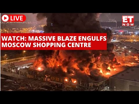 Moscow fire LIVE | Huge fire erupts at Mega Khimki Shopping Centre in ...