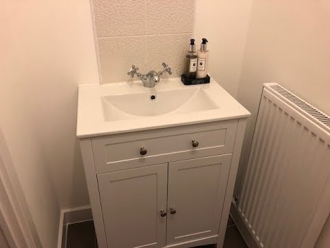 Installing a vanity unit
