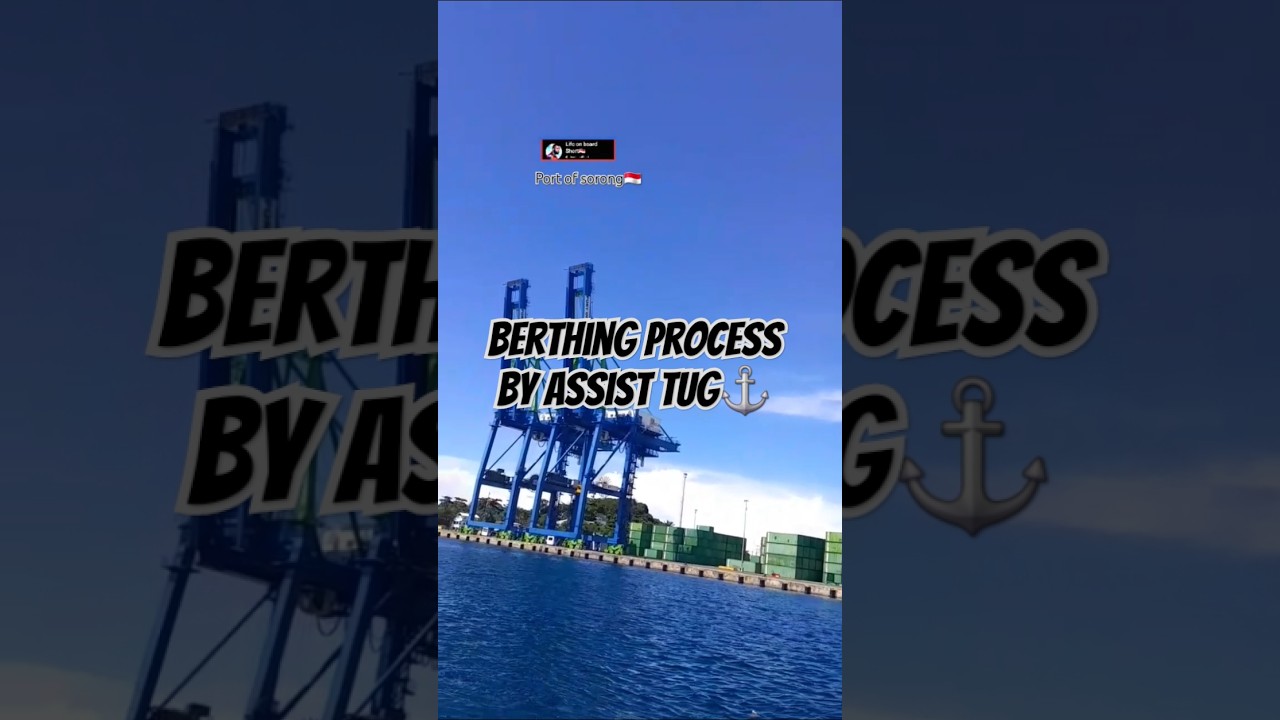 Tug on process⚓️🇲🇨#shortvideo #shorts #berthing #short