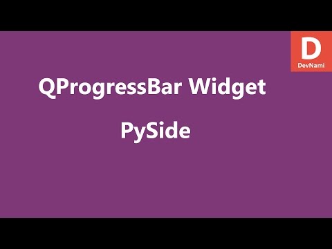 Learn PySide Progress Bar Widget QProgressBar - Mind Luster