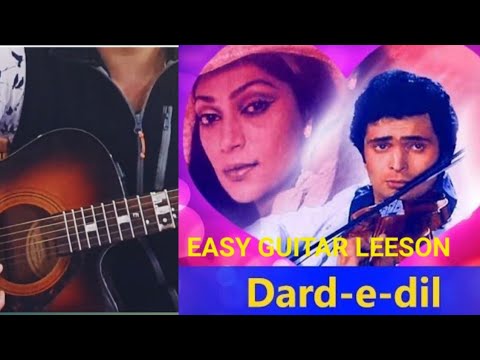 Darde dil Romantic song Easy Guitar Lesson/ #darde#dil#darde#jigar/ BEGINNERS Guitar Lesson