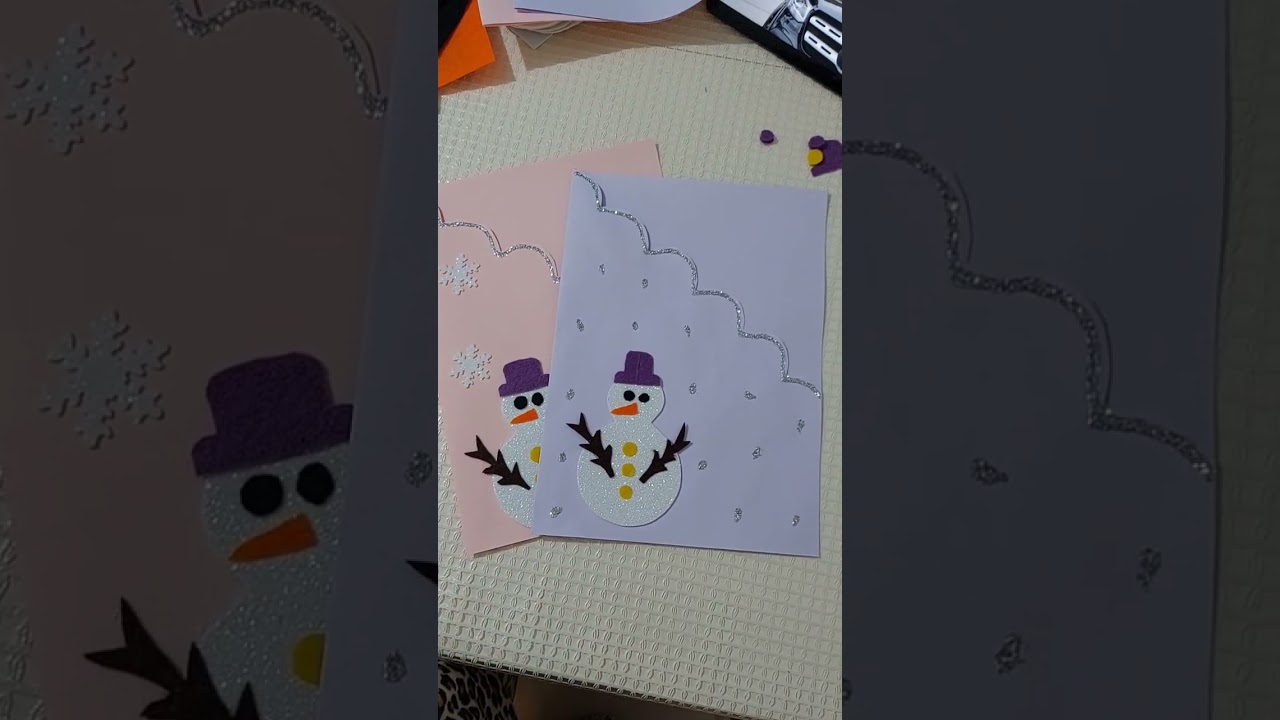 Karne kılıfı #karnekılıfı #etkinlik #snowman #newyear