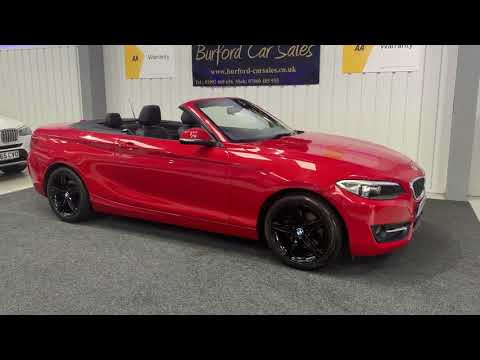 RED BMW 2 SERIES CONVERTIBLE