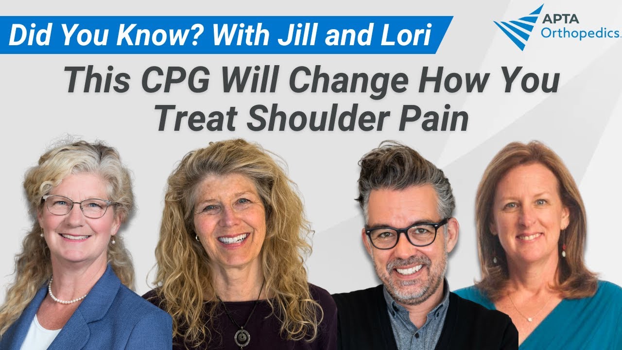 What Every PT Needs to Know About the Latest Rotator Cuff CPG
