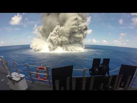 Watch the U.S. Navy Nearly Blow Up Its Own Ship (on Purpose)