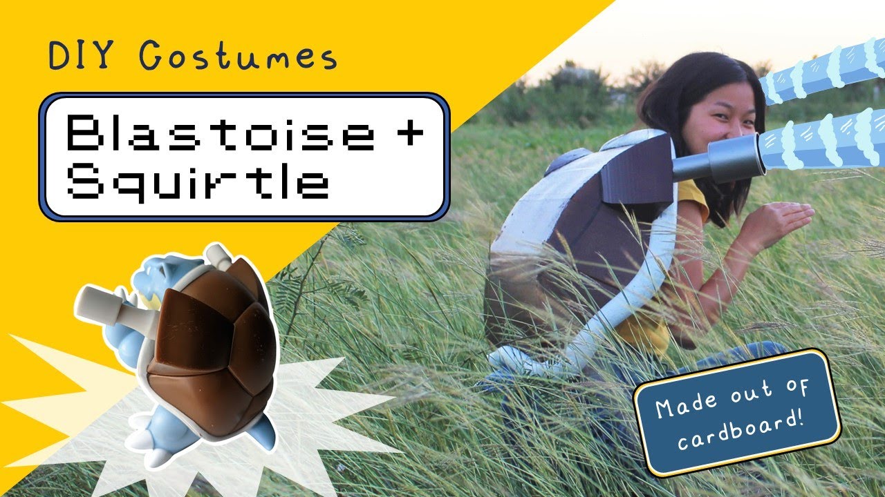 Blastoise + Squirtle DIY Costumes