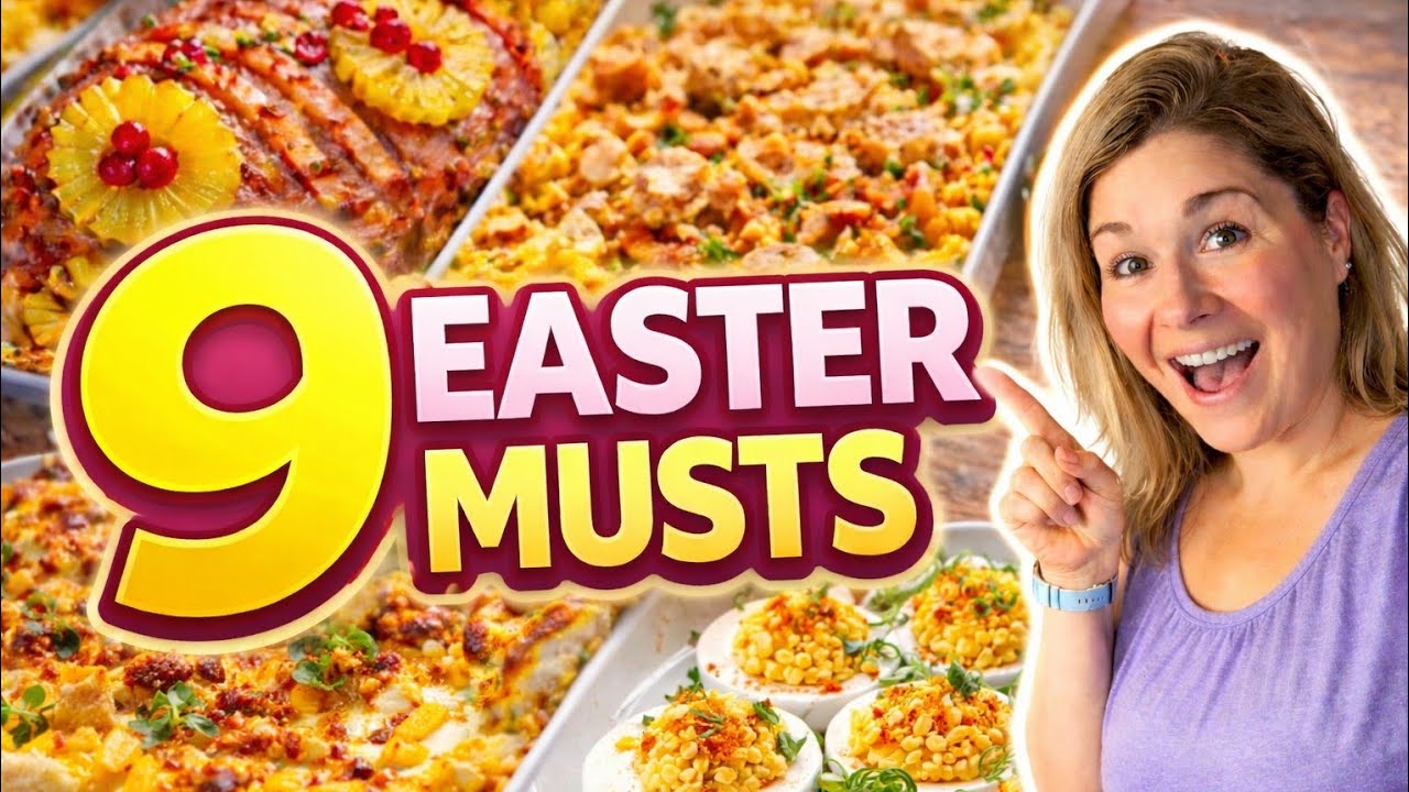 9 MUST-MAKE EASTER Dinner Recipes THAT are SO EASY to MAKE! 
