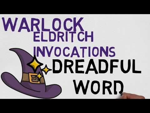 Eldritch Invocation #12: Dreadful Word (5e)