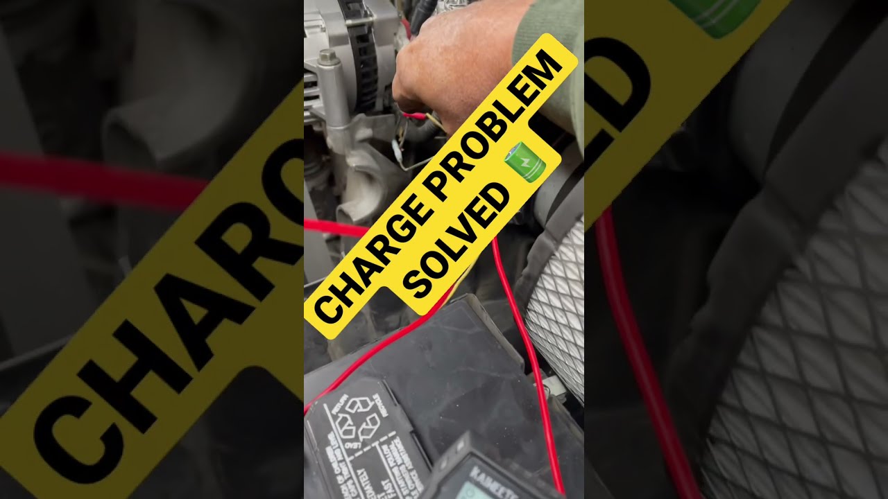 ALTERNATOR ⚡️ NO CHARGE PROBLEM SOLVED 🔋#shorts
