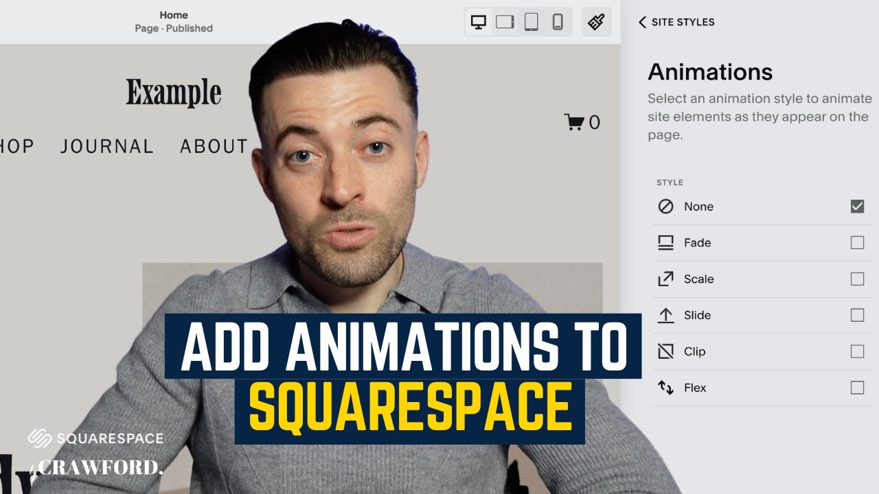 How to Add Animations to Your Squarespace Website