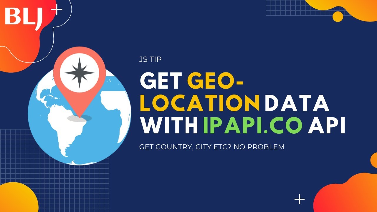 Get geo-location data using API from ipapi.co using JavaScript