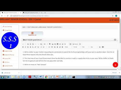 CBT Creator: Add Theory Questions