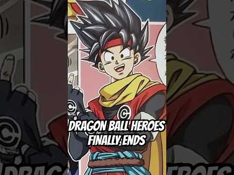 Dragon Ball Heroes is CANCELLED #dragonball #dbz #goku