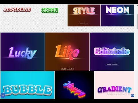 Free Editable Text Style | All Free Download Creative Design | PSD, AI, PNG and Vector Files