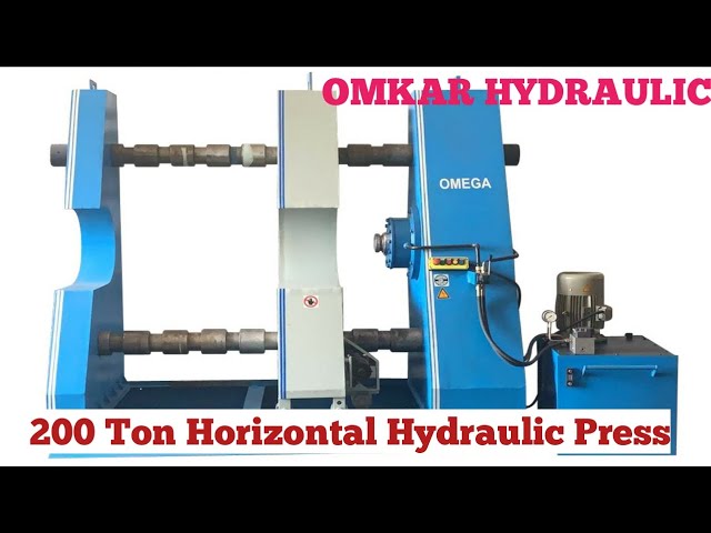 Horizontal Hydraulic Press Machine Manufacturer from Rajkot