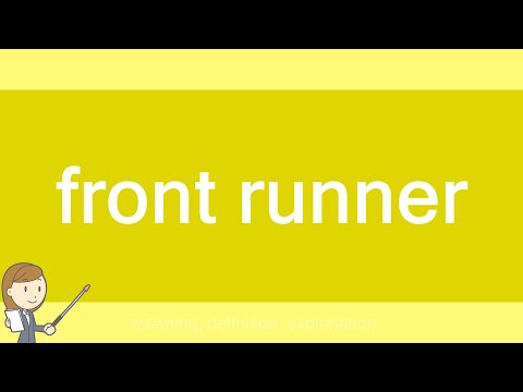 front runner
