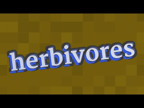 HERBIVORES pronunciation • How to pronounce HERBIVORES