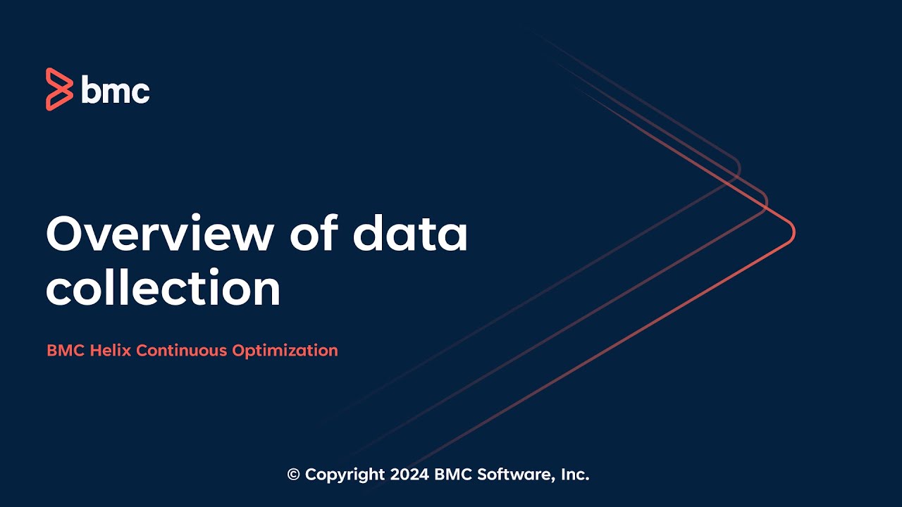 Overview of Data Collection in BMC Helix Continuous Optimization