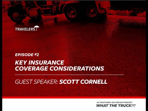 Key insurance coverages for transportation companies