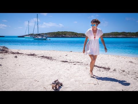 Living on a Powerboat in Exuma Bahamas, It Doesn't Get Any Better Than This! | Ep.43